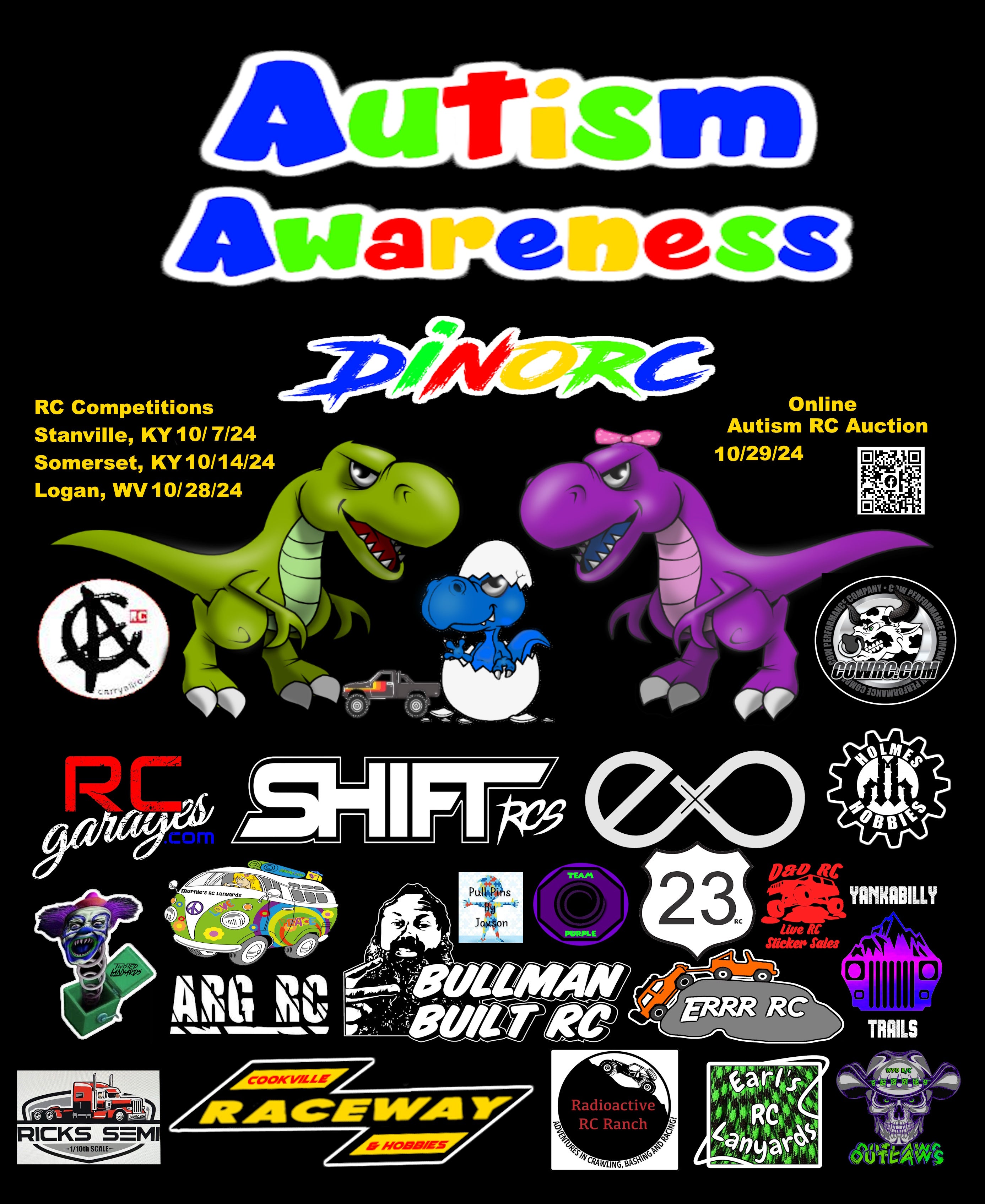 DinoRC Autism Awareness Products
